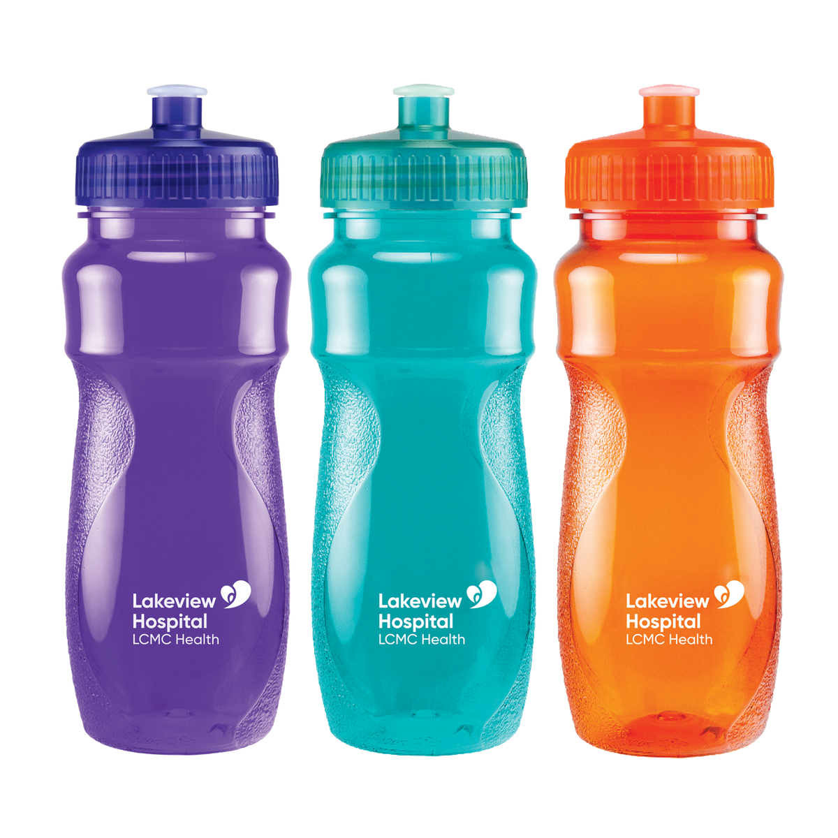 Lakeview Hospital 24oz Eclipse Bottle w/ Push Pull Lid – LCMC Health Store