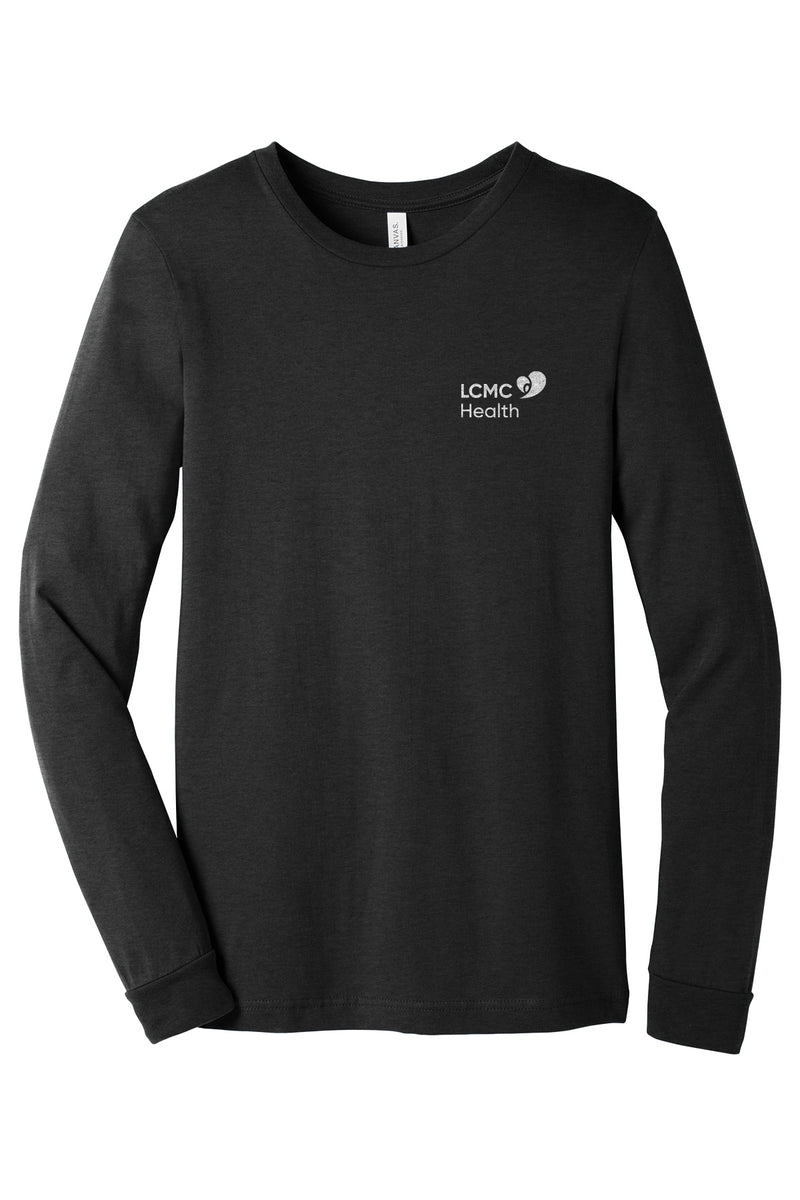 Personal Item Heart Walk Black Long Sleeve Tee Shirt – LCMC Health Store
